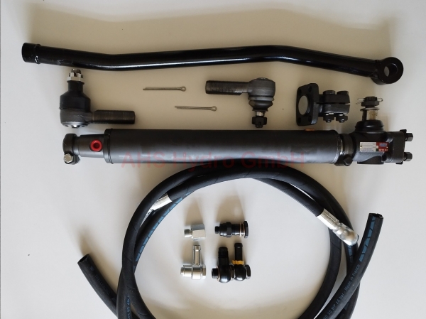 Ahs-Hydro - Unimog U421 Unimog U411 Lenkzylinder mit Zubehör ersatz für ZF-Ross Lenkhilfe Unimog ...